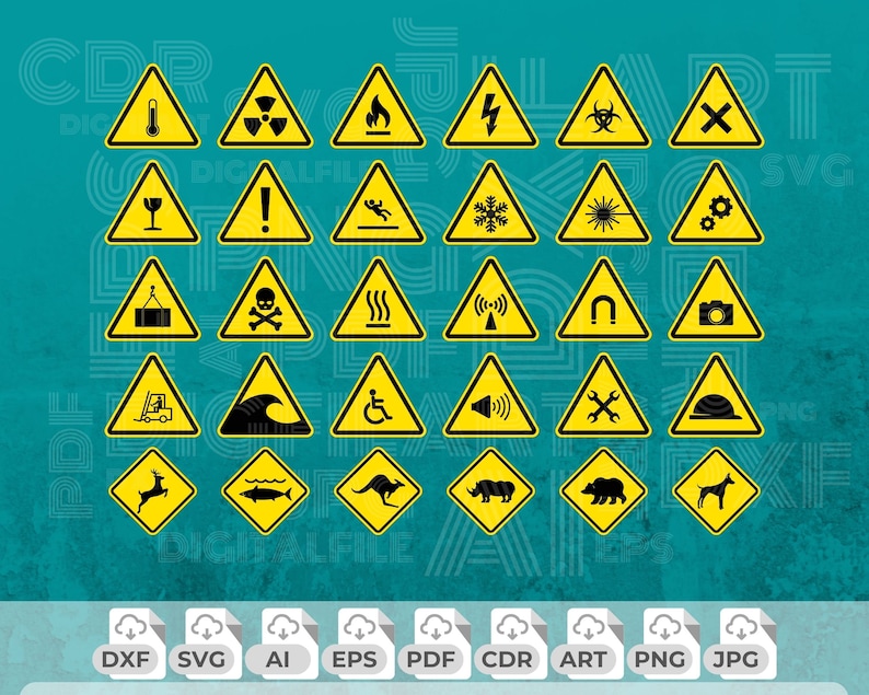 Warning Sign Svg, Danger Png, Caution Sign Clipart, Safety Sign Svg ...