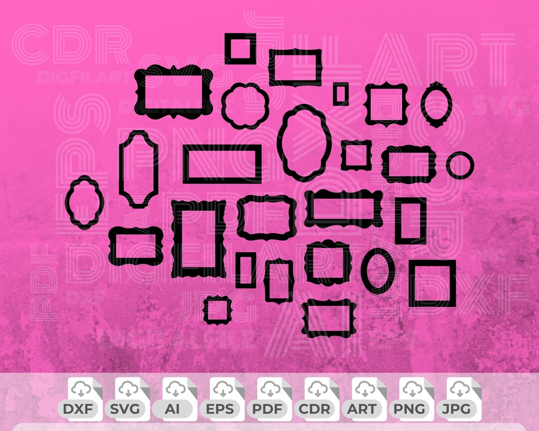 Photo Frame Svg, Picture Frame Png, Vintage Frame Svg, Photo Frame Png ...