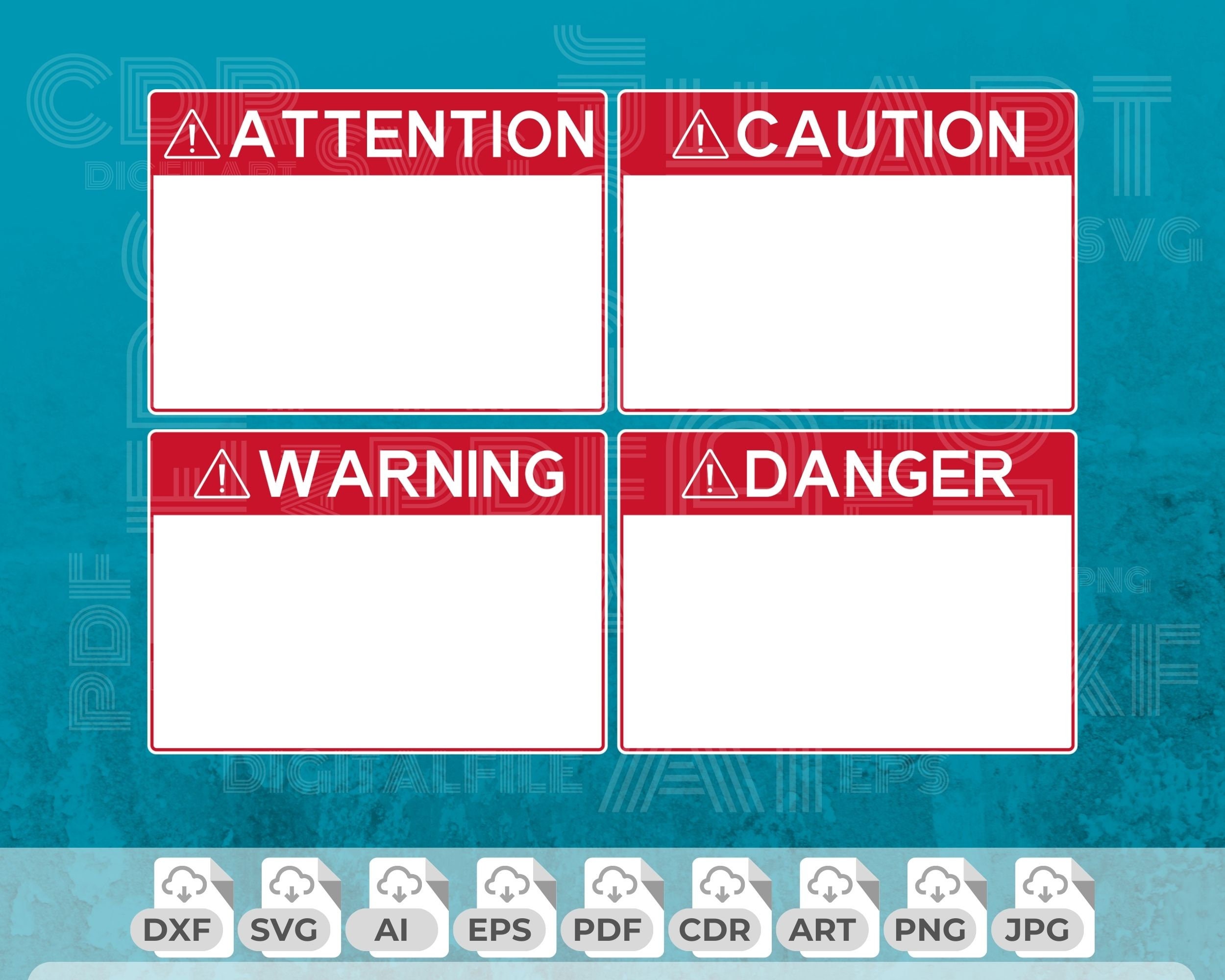 Attention Sign Svg, Danger Svg, Blank Warning Png, Caution Svg ...