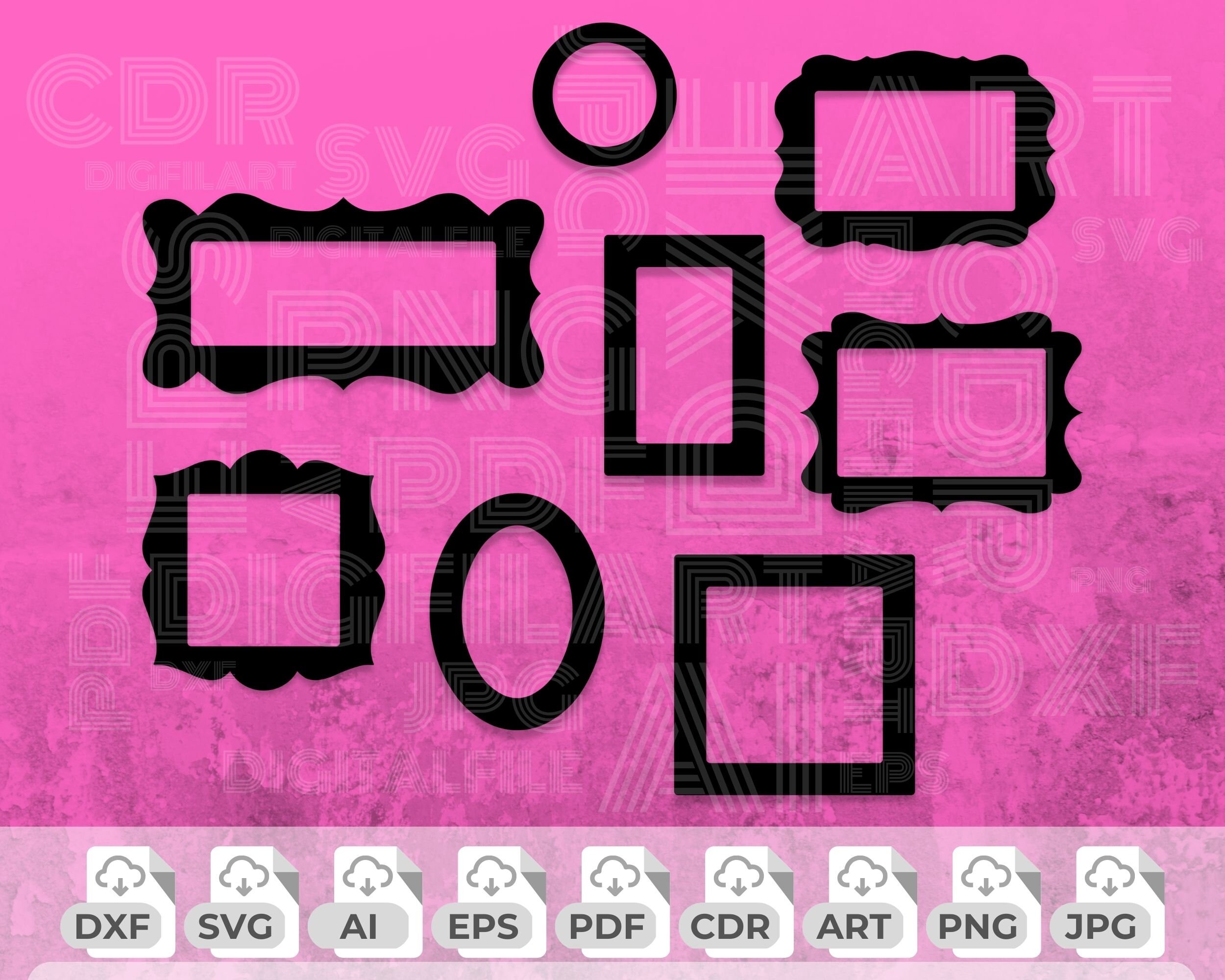 Photo Frame Svg Picture Frame Png Vintage Frame Svg Photo - Etsy UK