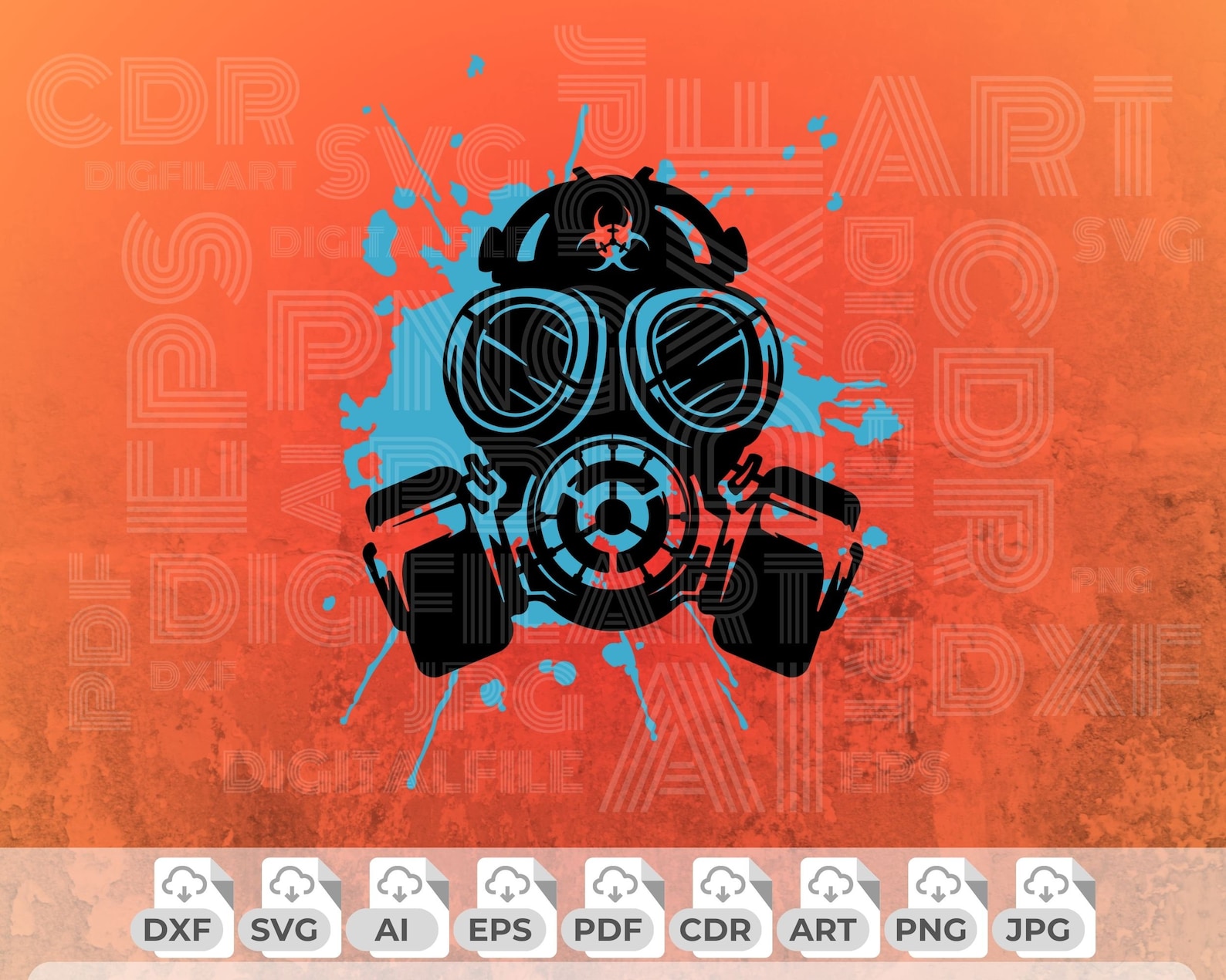 Gas Mask Png, Splash Svg, Hazmat Mask Svg, Respirator Mask Svg ...