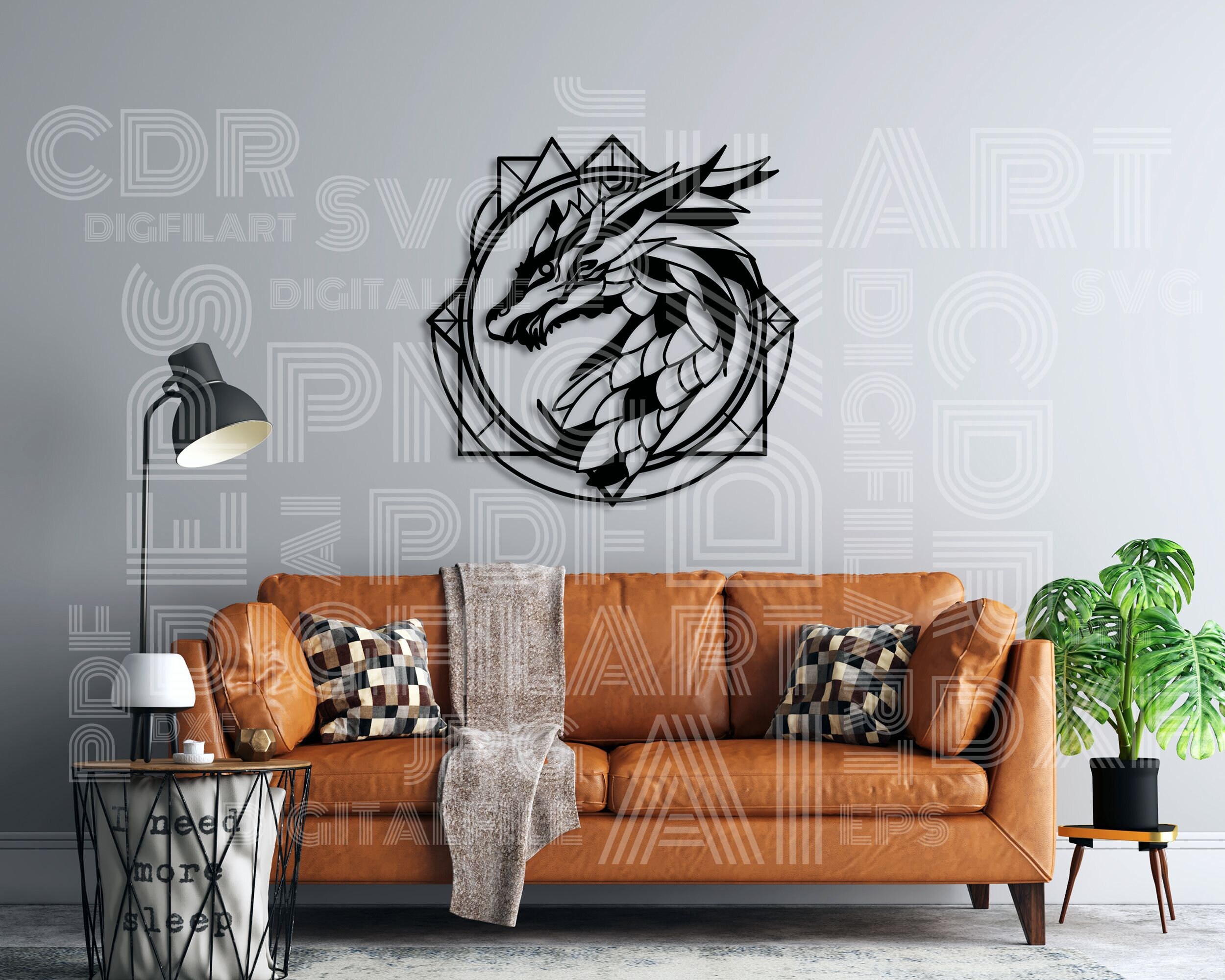 Dragon Head Svg, Dragon Png, Dragon Laser Cut File, Dragon Dxf File ...