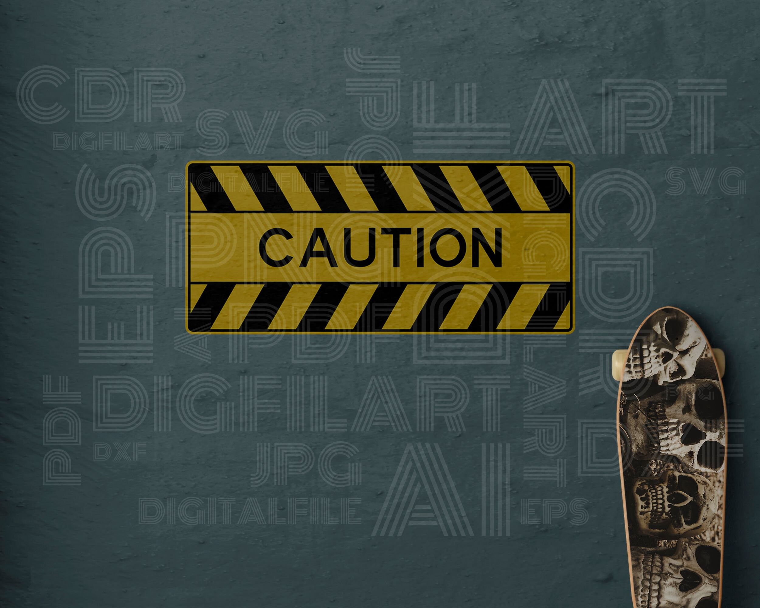 Caution Tape Svg, Warning Sign Svg, Blank Danger Png, Attention Svg ...