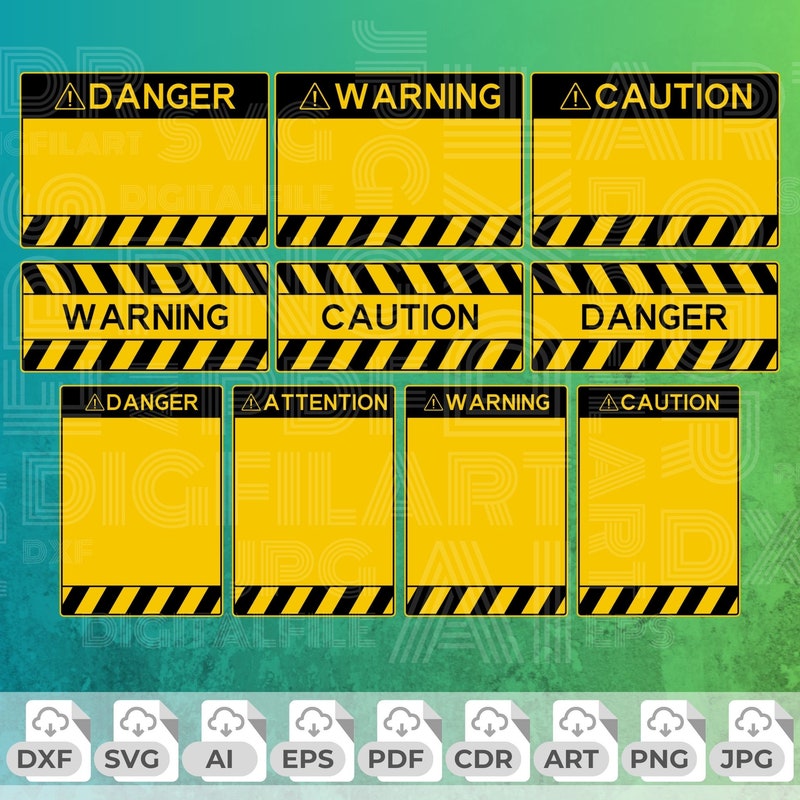 Safety and Warning Signs - Etsy