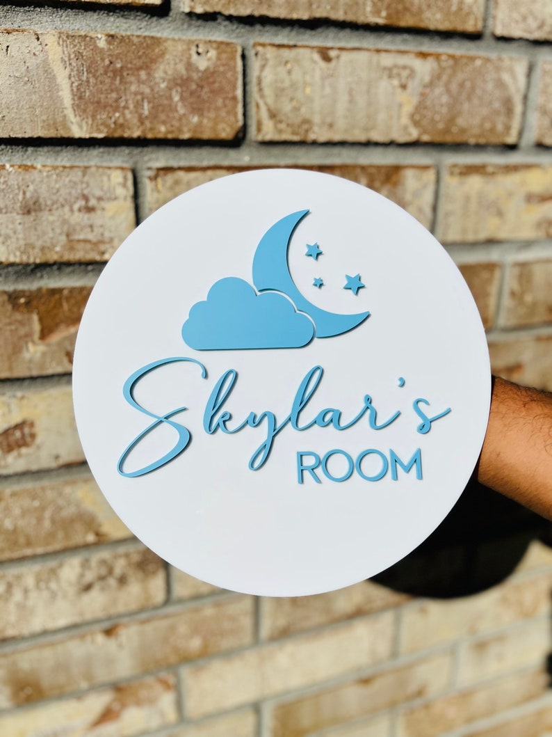 Custom Name Sign, Baby Name Sign, Nursery Name Sign, Acrylic, Baby ...