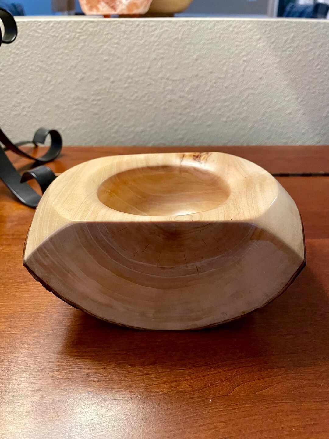 Natural Edge Cypress Wood Bowl - Etsy