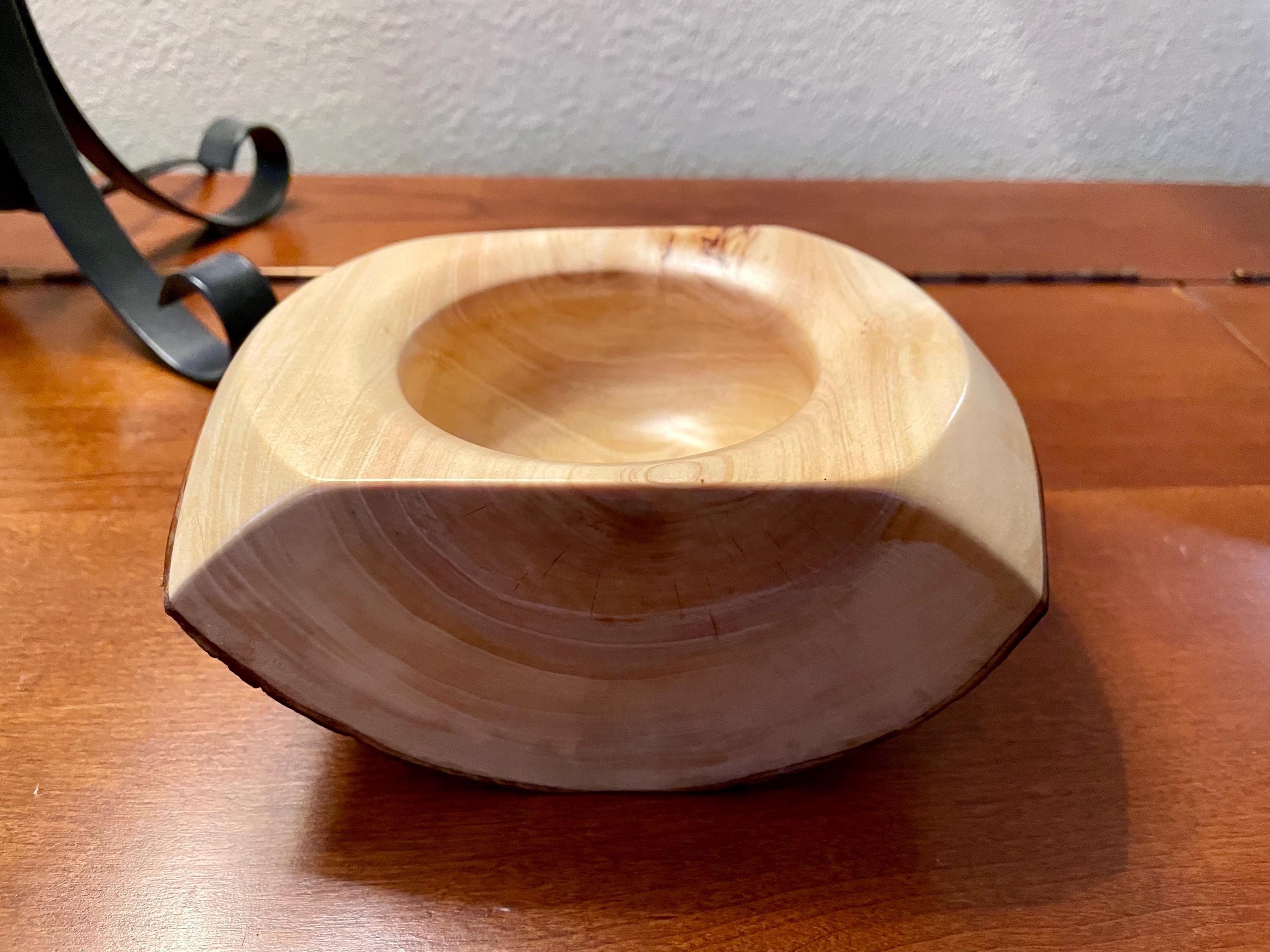 Natural Edge Cypress Wood Bowl - Etsy