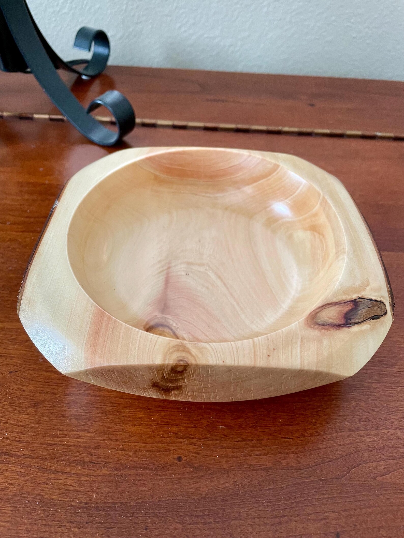 Natural Edge Cypress Wood Bowl - Etsy