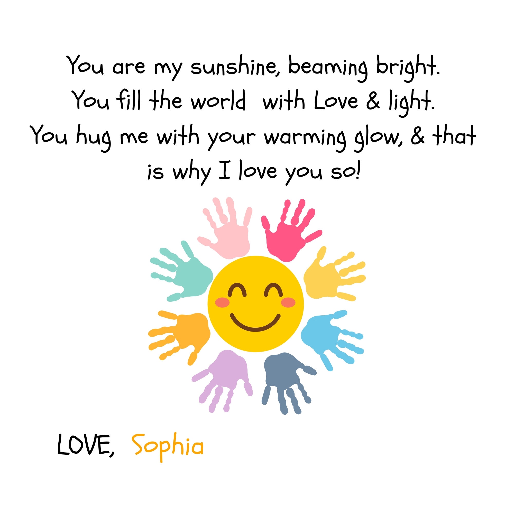 Mother's Day Printable | You Are My Sunshine | Teacher & Parent ...