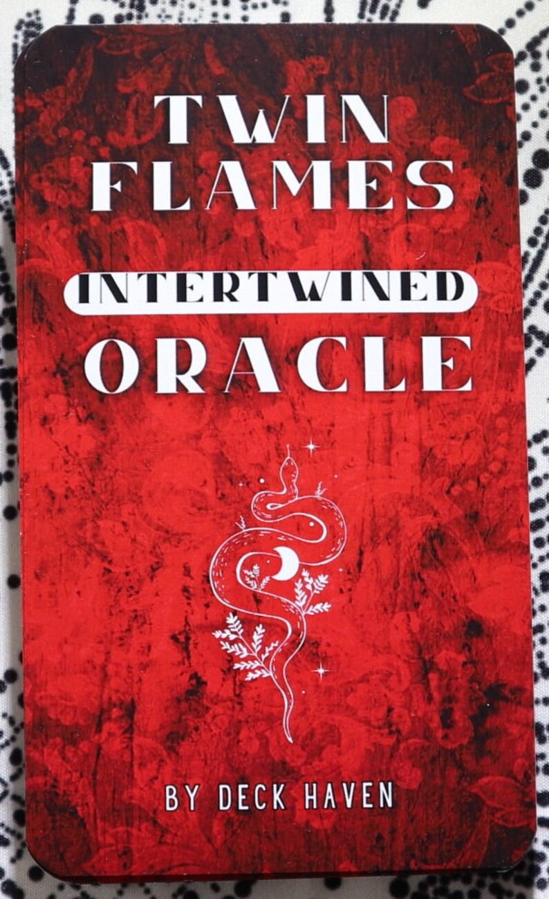 TWIN FLAMES INTERTWINED Oracle Deck for Twin Flame & Tarot Readings ...