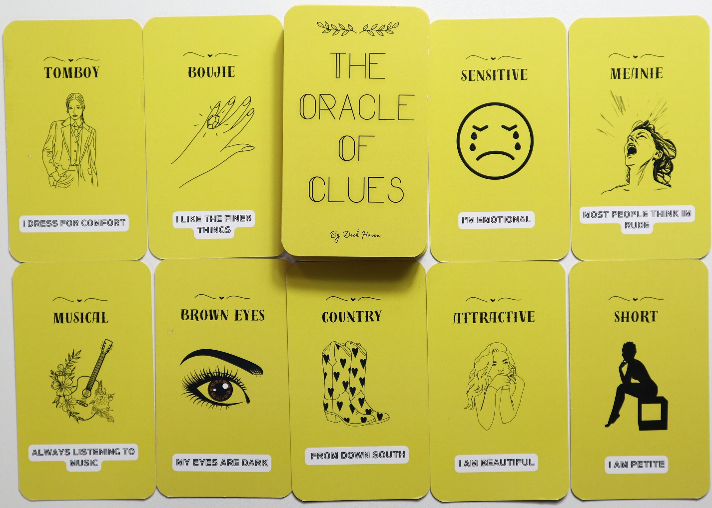 THE ORACLE OF Clues Oracle Deck for Tarot and Twin Flame Readings ...