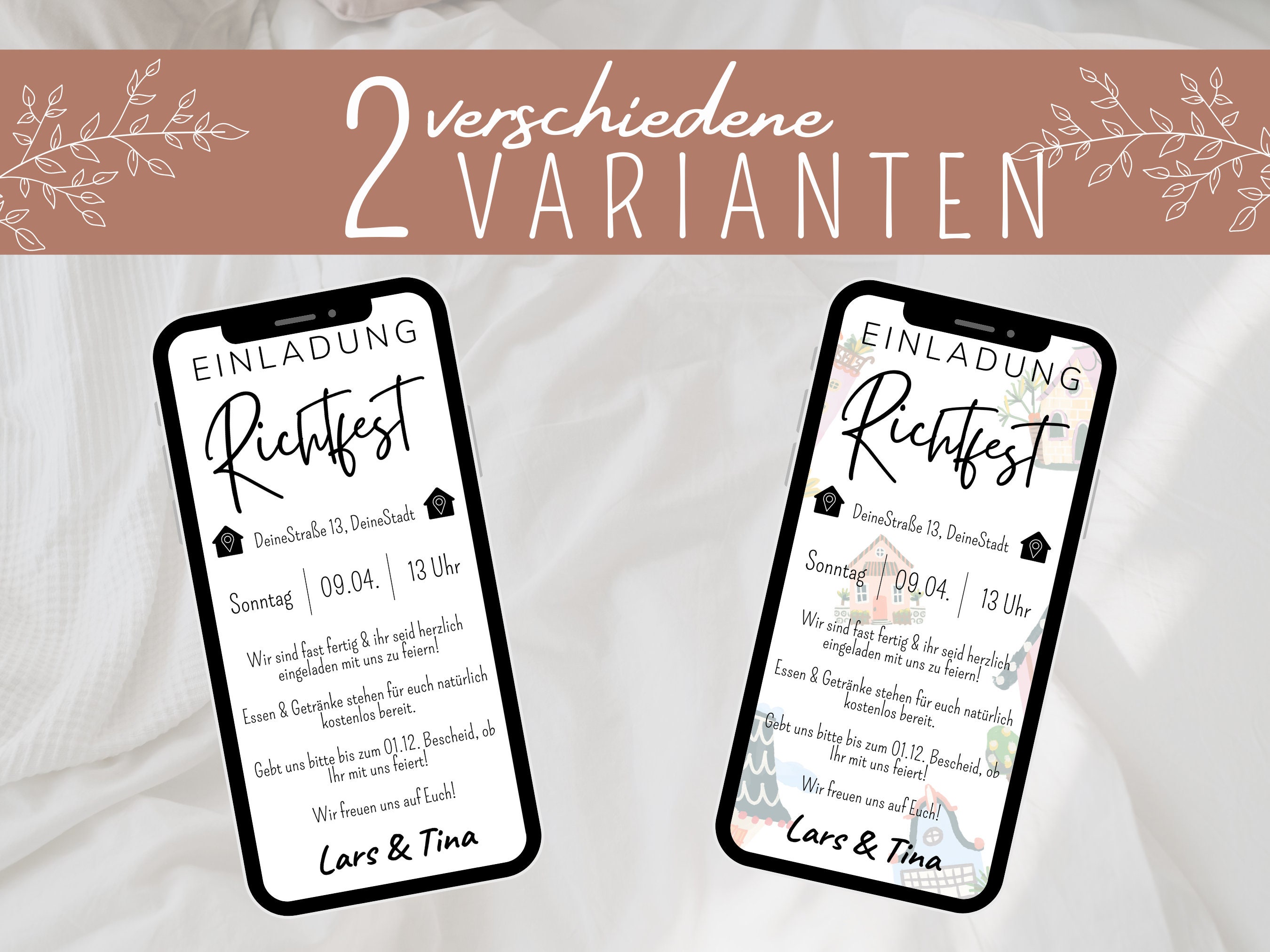 Topping-out Ceremony Invitation Digital Digital Invitation Topping-out ...