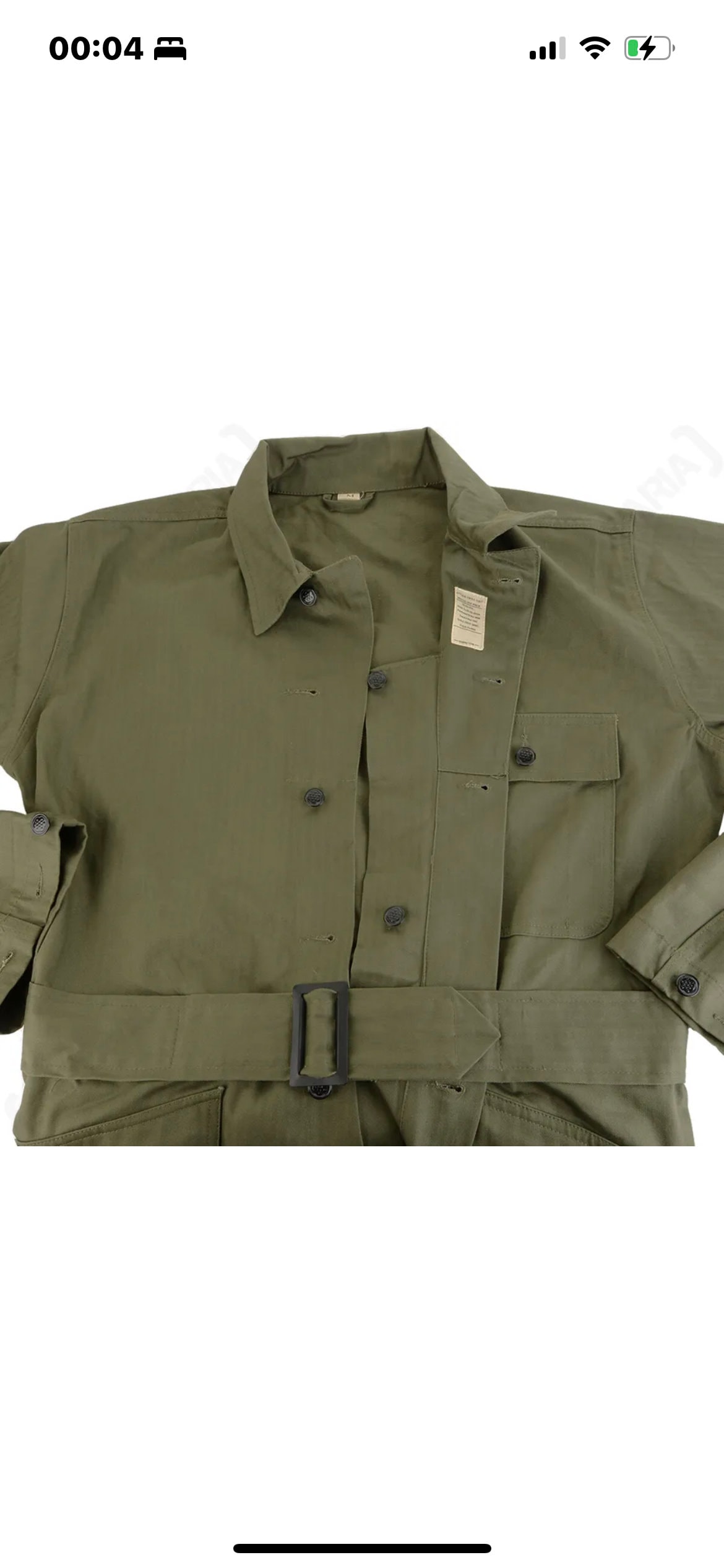 US HBT OD7 Overalls WW2 American Army Cotton Repro Herringbone Twill ...