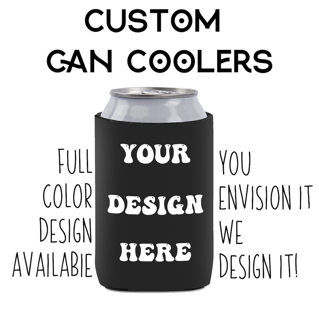 Personalized Can Cooler, Beer Hugger, Stubby Cooler, Engage Party Favor ...