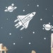 Rocket Space Shuttle Wall Decal Sticker - Etsy