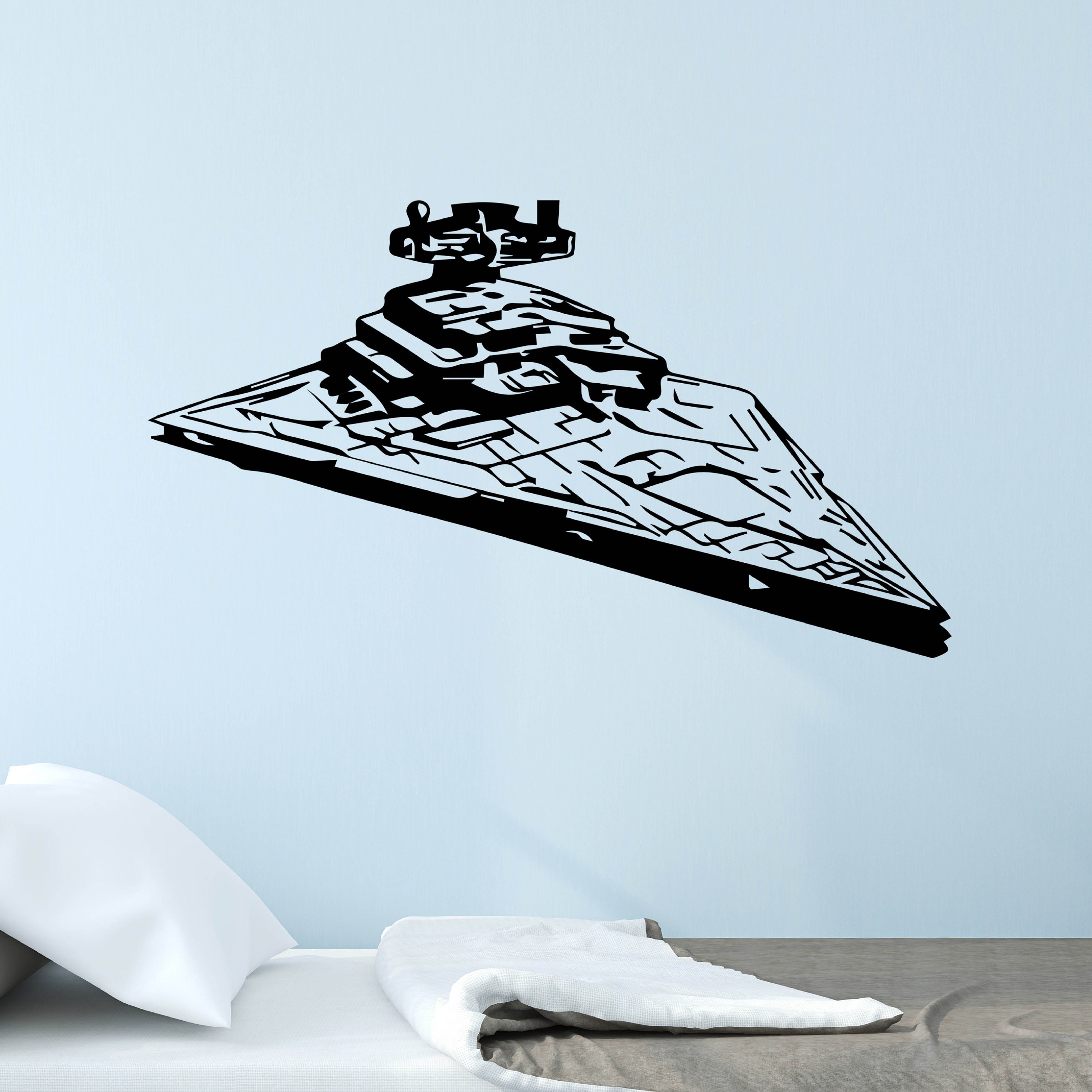 Star Wars Star Destroyer Wall Decal - Etsy UK