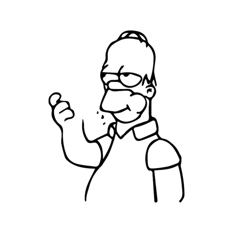 Homer MacBook Decal Sticker - Etsy