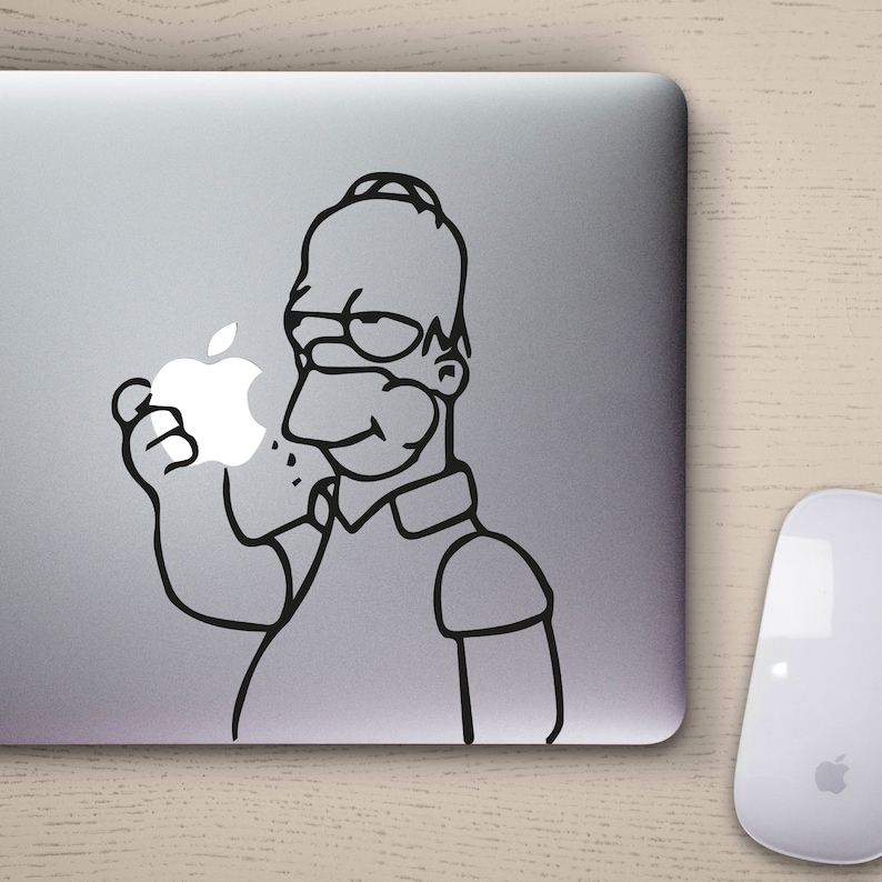 Homer MacBook Decal Sticker - Etsy