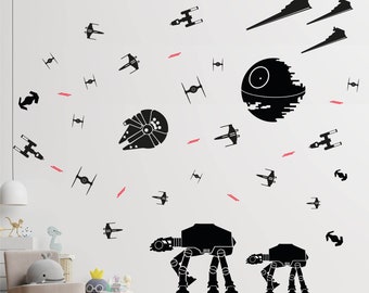 Star Wars Battle Wall Decal Sticker - Etsy