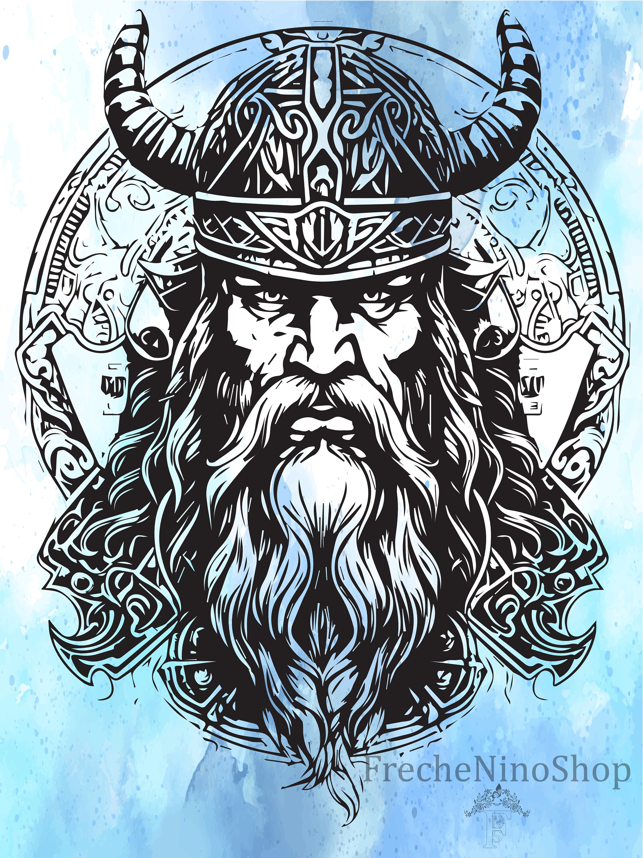 Viking Svg Viking Head Svg Norse Warrior Svg Viking Odin Png Viking Png ...
