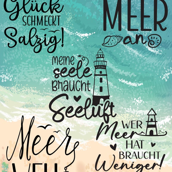 Ocean Sayings Svg - Etsy