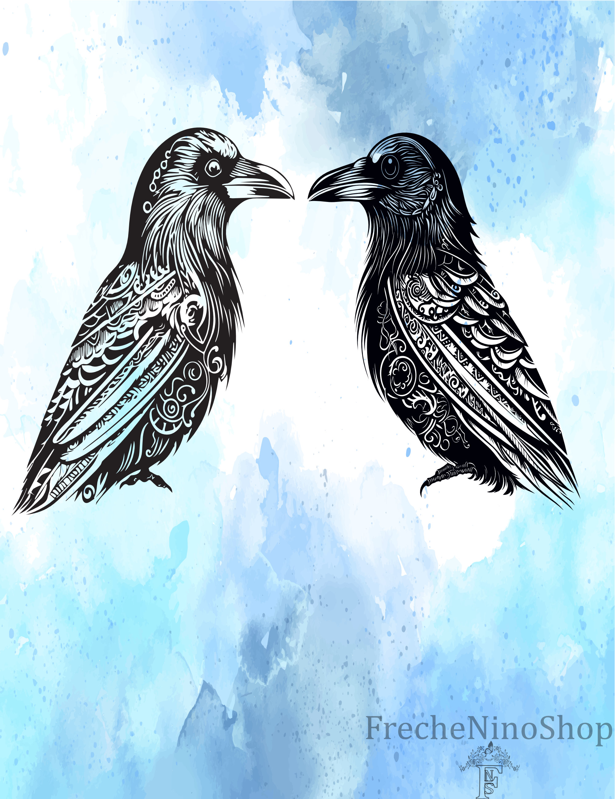 Hugin And Munin Tattoo