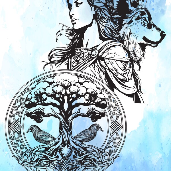 Hugin Munin Svg - Etsy