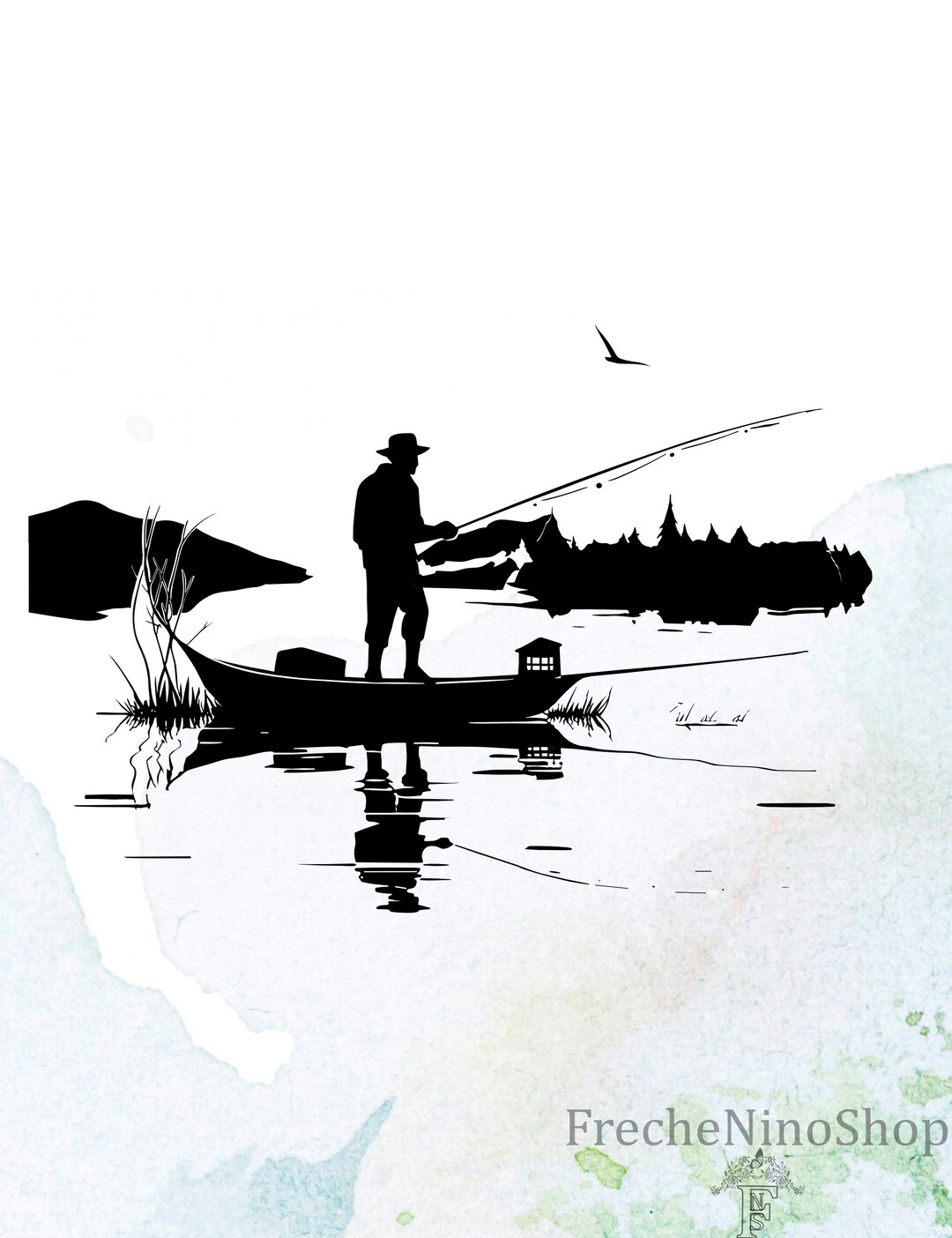 Fishing Svg Angeln SVG Angler DXF Fischer Angeln - Etsy.de