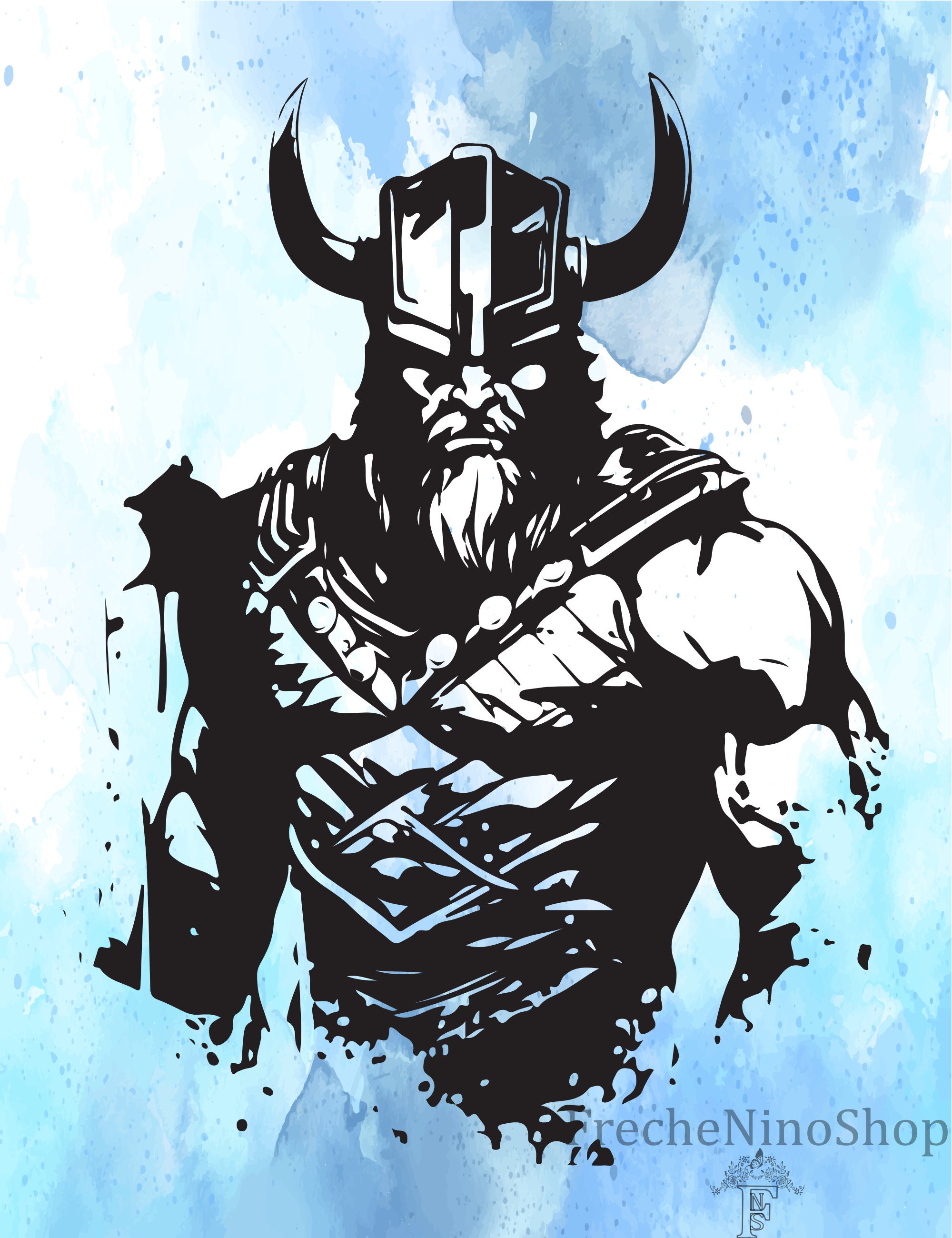 Thor SVG File Vikings DXF Norse God of Thunder PNG - Etsy