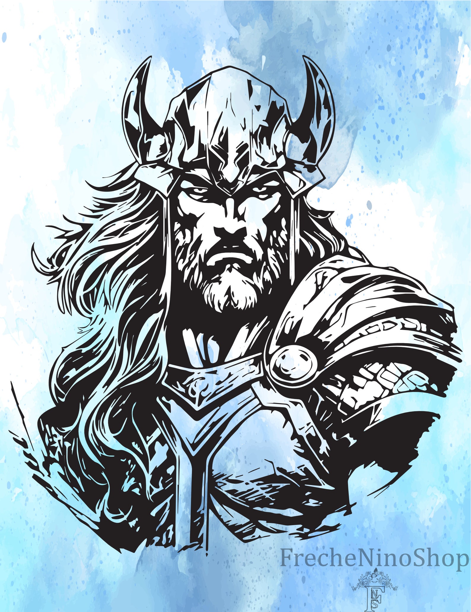 Thor SVG Datei Thor DXF Nordischer Donnergott PNG Thor - Etsy.de