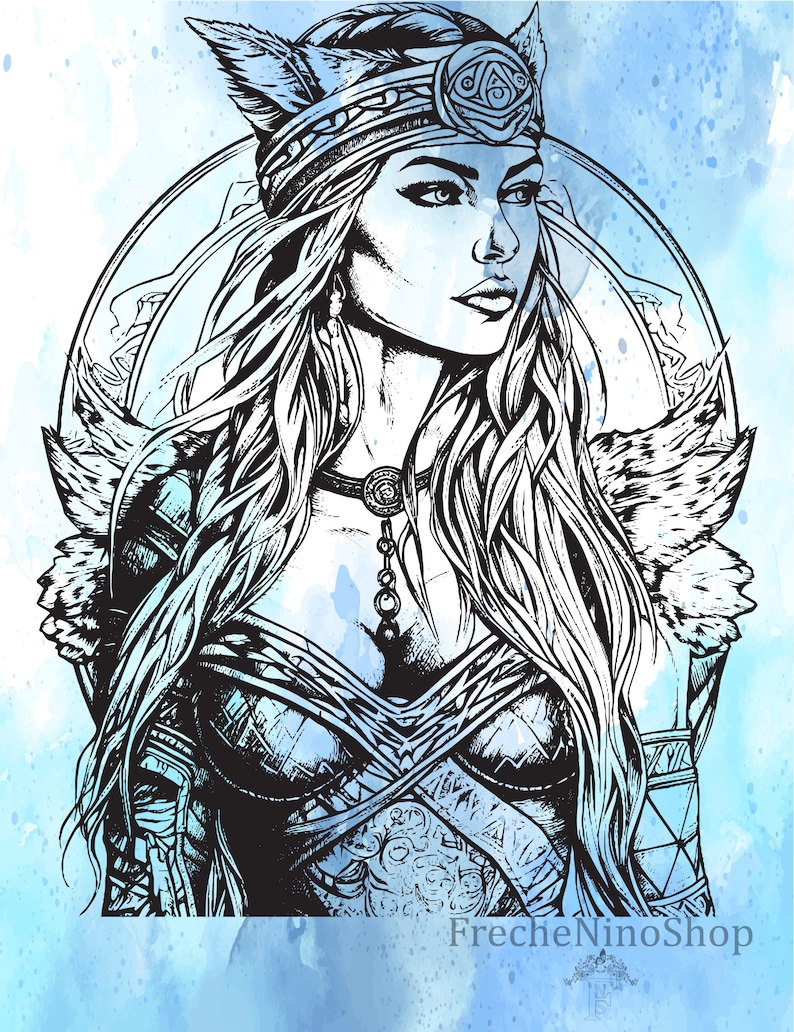 Shield Maiden SVG SVG Files Tattoo Designs Shield Maiden - Etsy