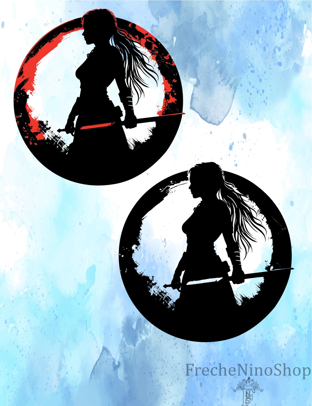 Shield Maiden SVG Viking Warrior EPS Shieldmaiden Shield - Etsy