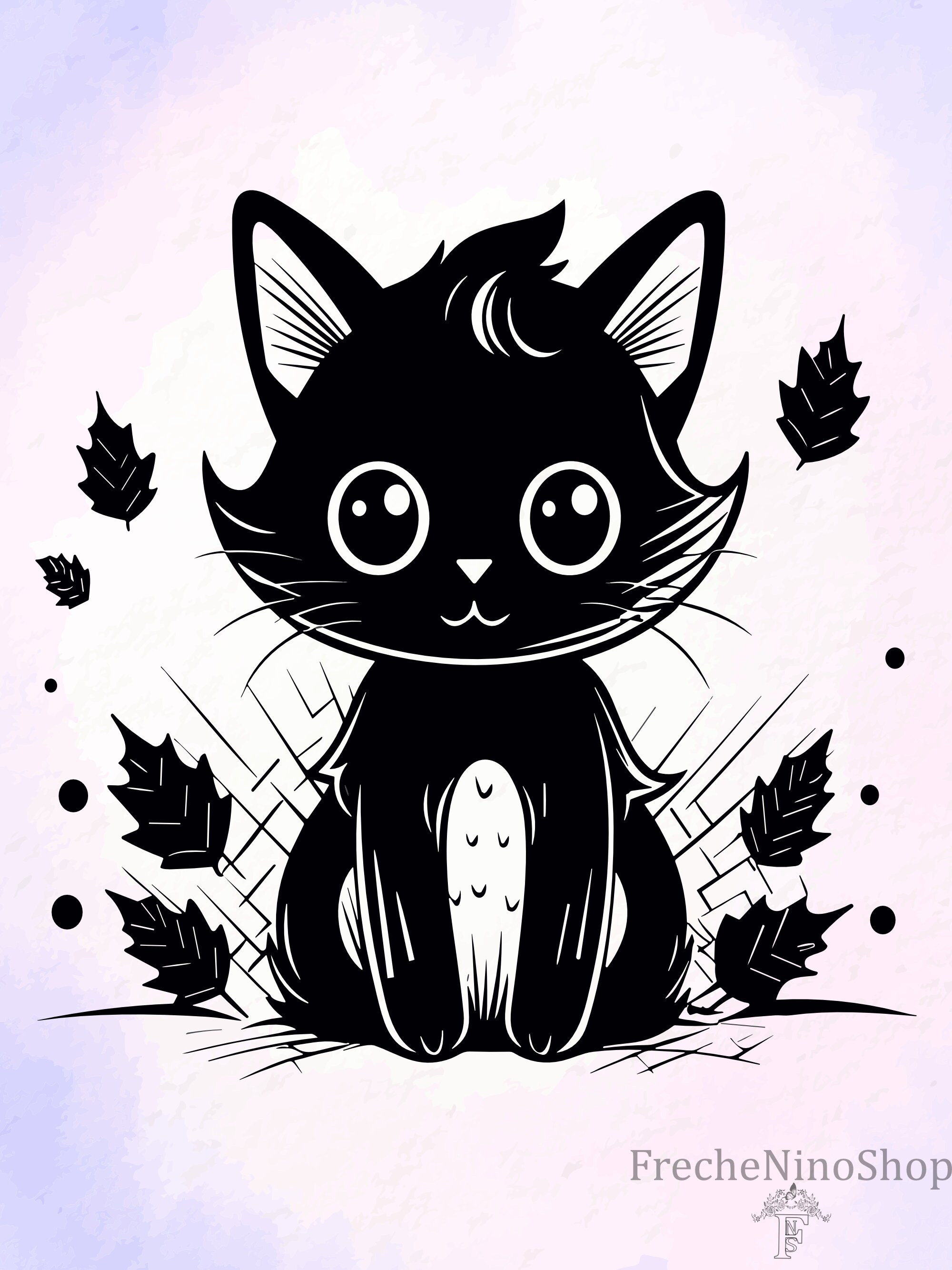 Cat Svg File Halloween Cat Cricut File Cat Silhouette Svg Cat Svg ...