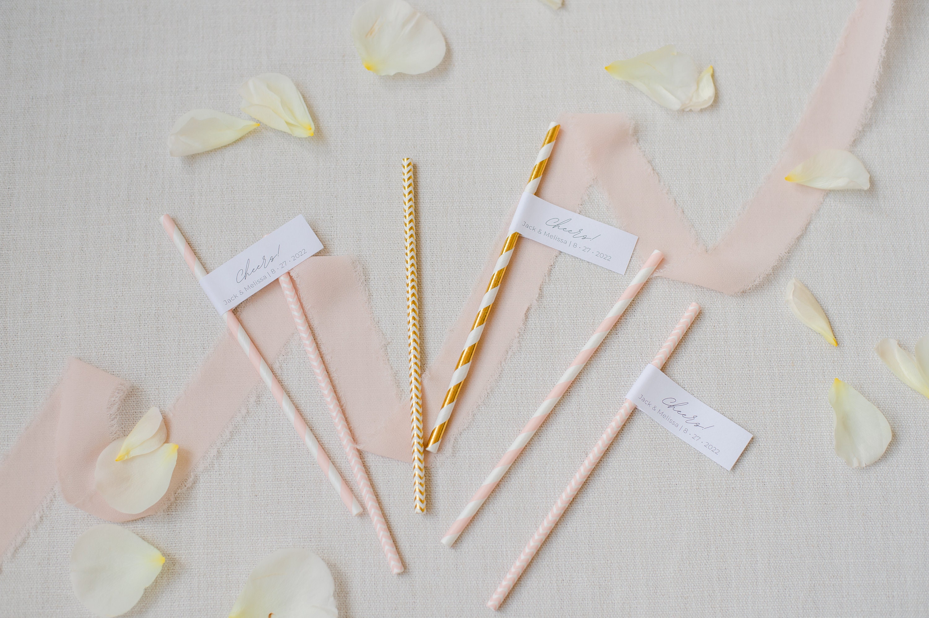 Straw Flag Tag, Editable Template, Printable Straw Flag Tags, Instant ...