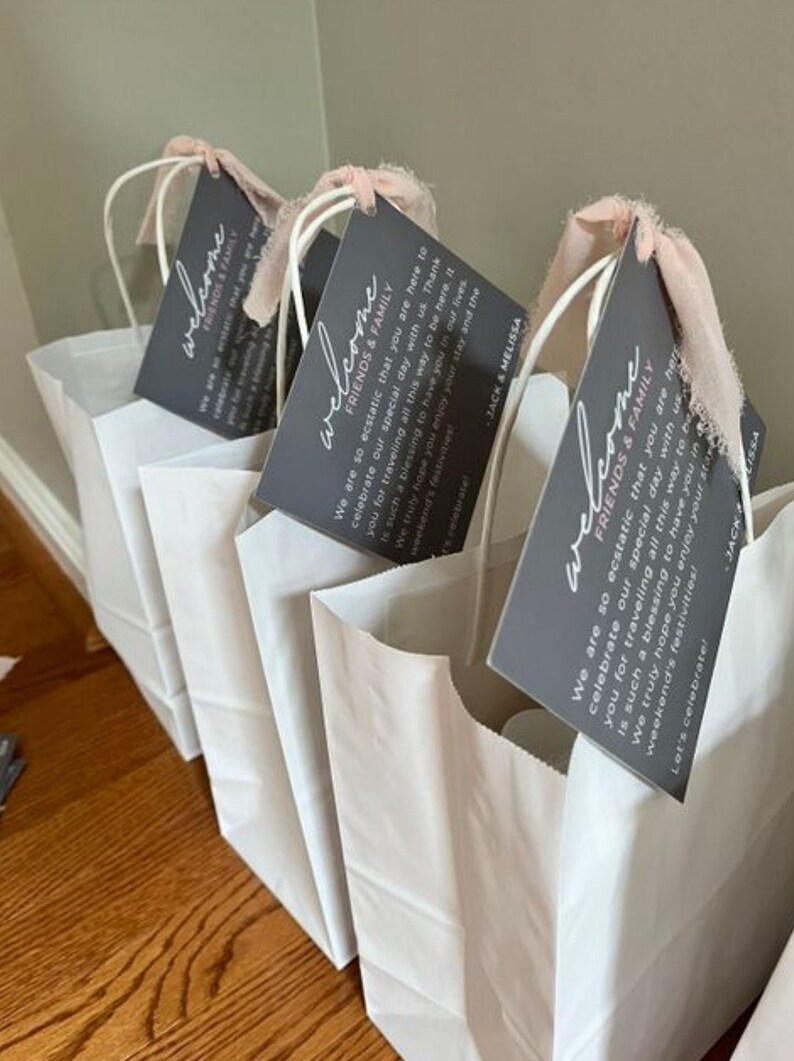 Welcome Bag Tag, Editable Template, Printable Bag Tags, Instant ...