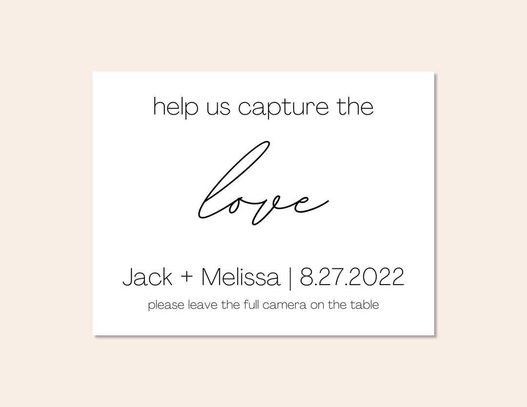 Disposable Camera Tag, Editable Template, Printable Camera Tags ...