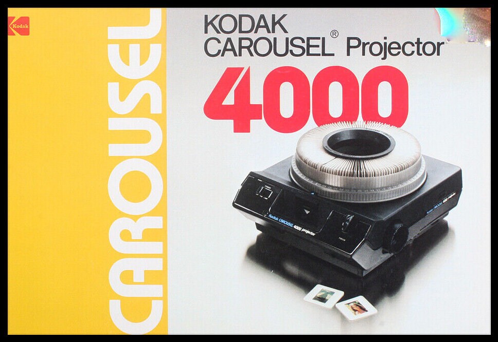 KODAK 35MM Slide Projector Model 4000, Includes Carousel, New Bulb ...