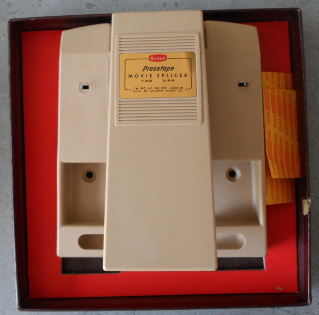 KODAK 8MM and 16MM Film Splicer, Includes Manual (PDF) and Original Box ...