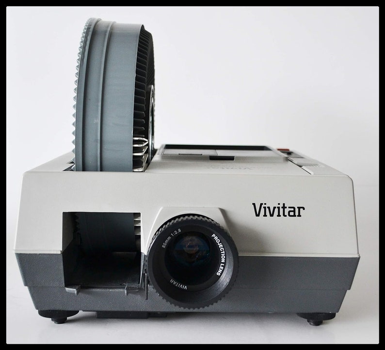 VIVITAR 35MM Slide Projector Model 3000 AF, SERVICED: Includes Remote ...