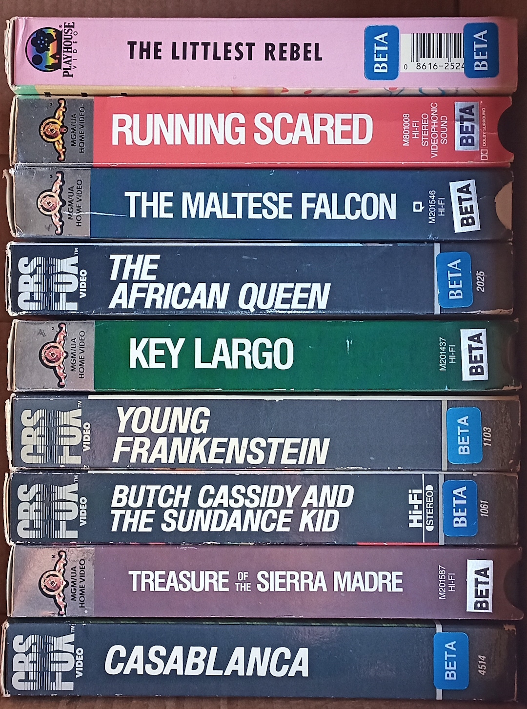 Sony BETA Betamax Classic 9 Movie Collection: Maltese Falcon ...