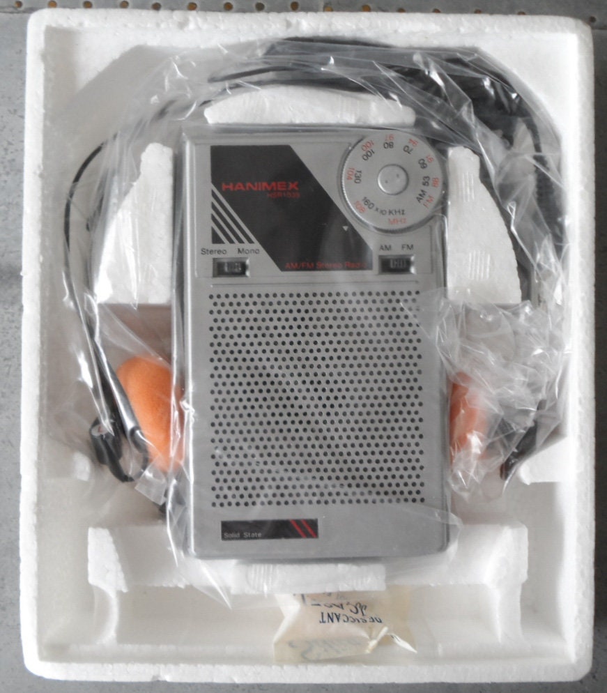 HANIMEX Sony Walkman Style Radio Model HSR 1035 With MDR-4 Inspired ...