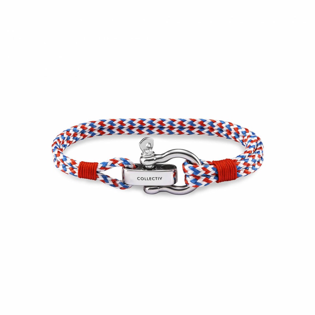 Mens Thick Nautical Rope Bracelet With Bolt Class - Mens Jewelry ...