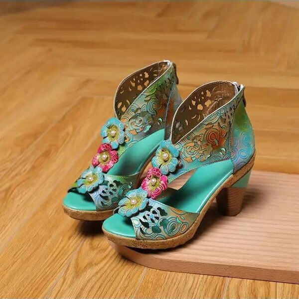 Coloured Shoes - Etsy