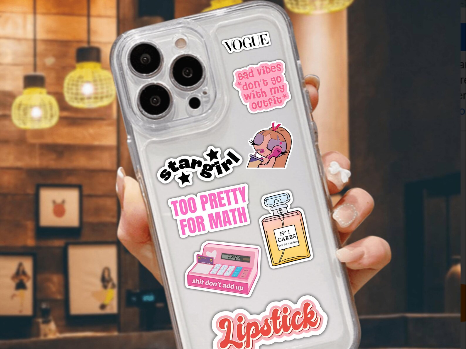 45 Y2K Pink Aesthetic Stickers Printable Digital Stickers Inspired by ...