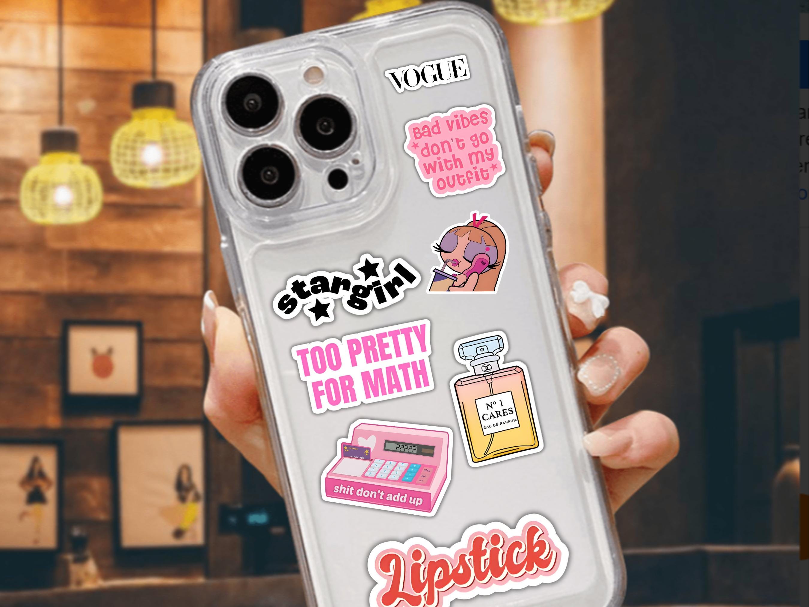 45 Y2K Pink Aesthetic Stickers Printable Digital Stickers Inspired by ...