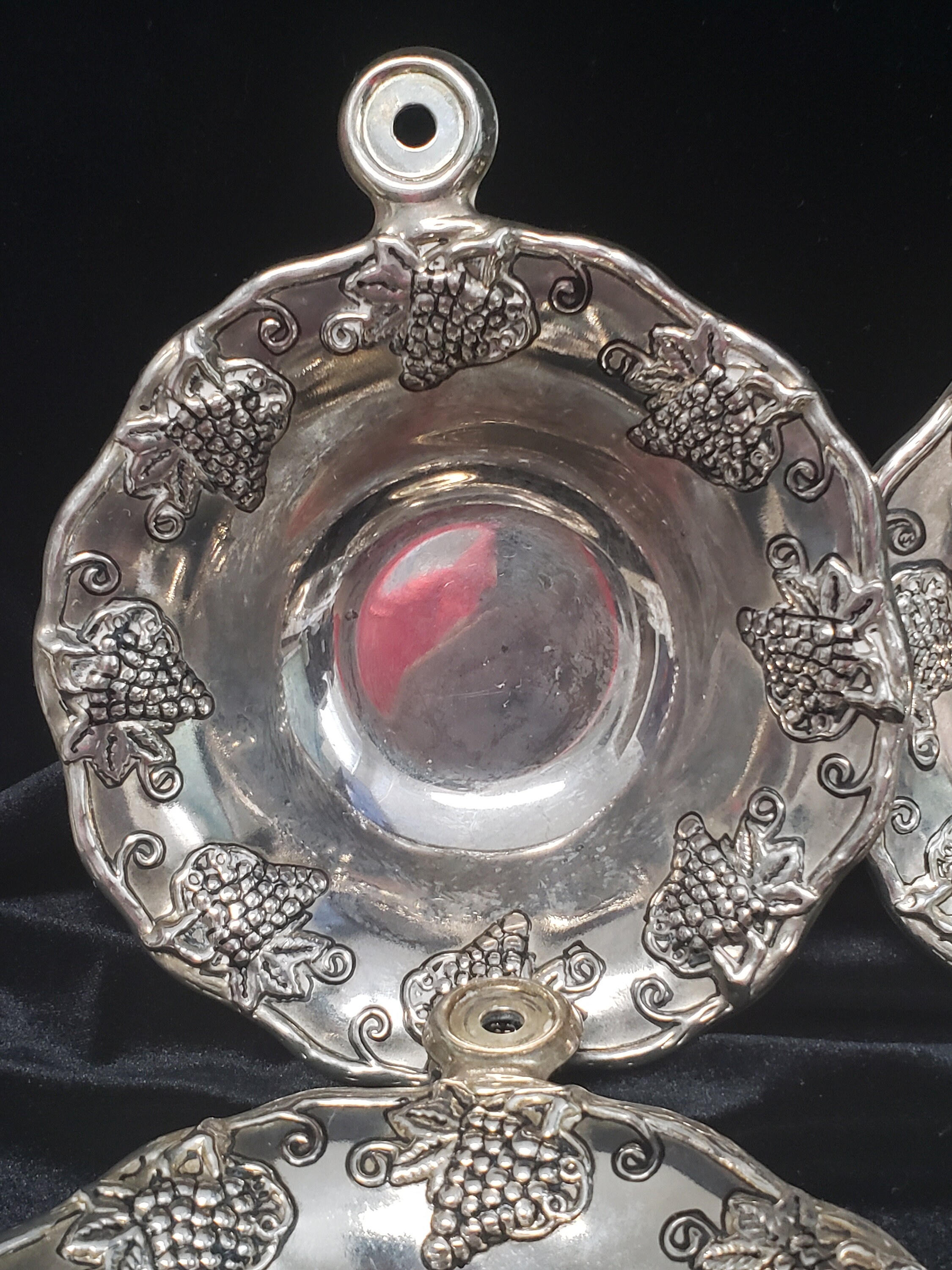 Vintage Set of 4 Godinger Silver Plated Grape Design Bowls - Etsy