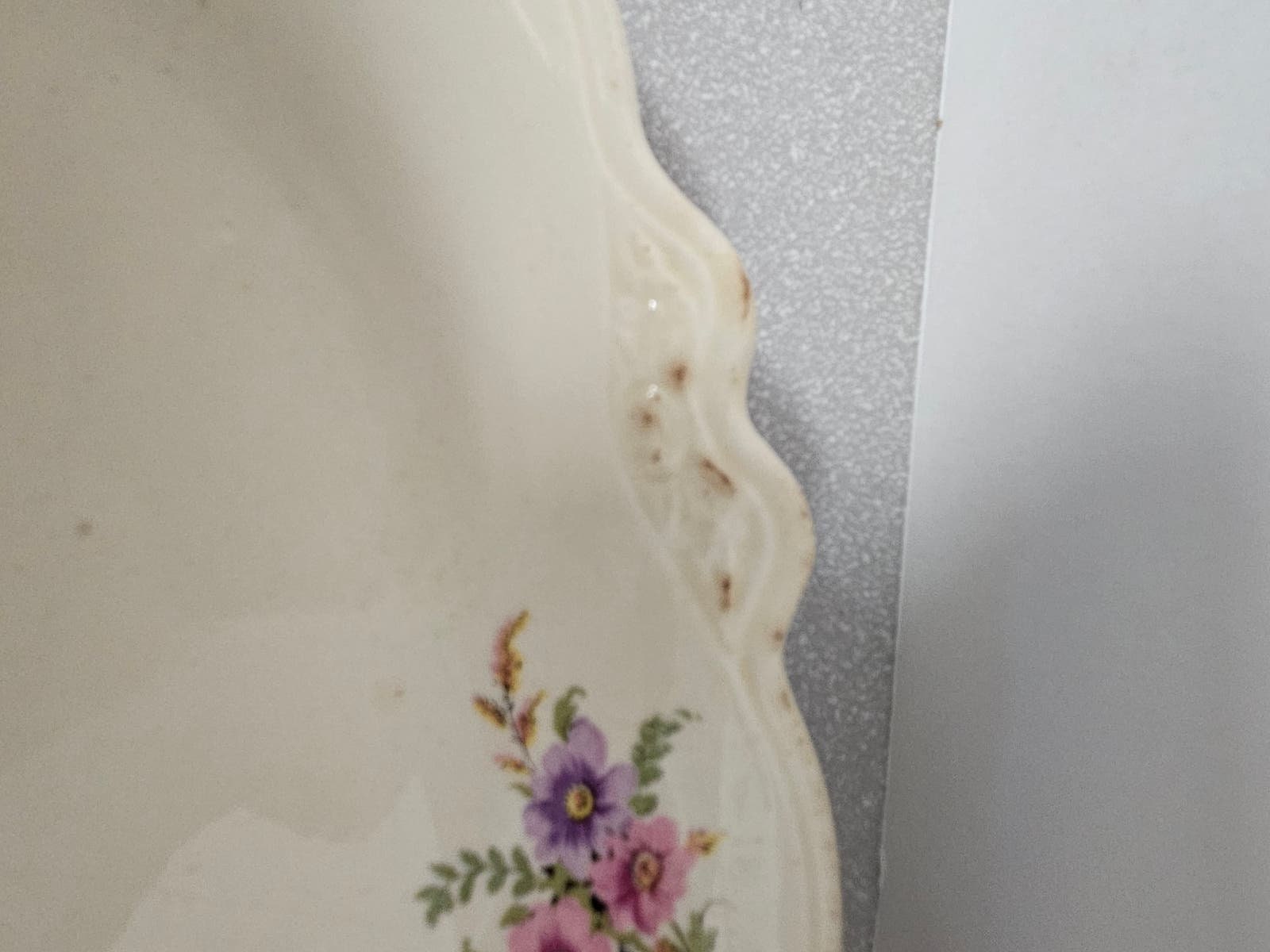 Vintage Homer Laughlin Virginia Rose Pattern Serving Platter Made in ...