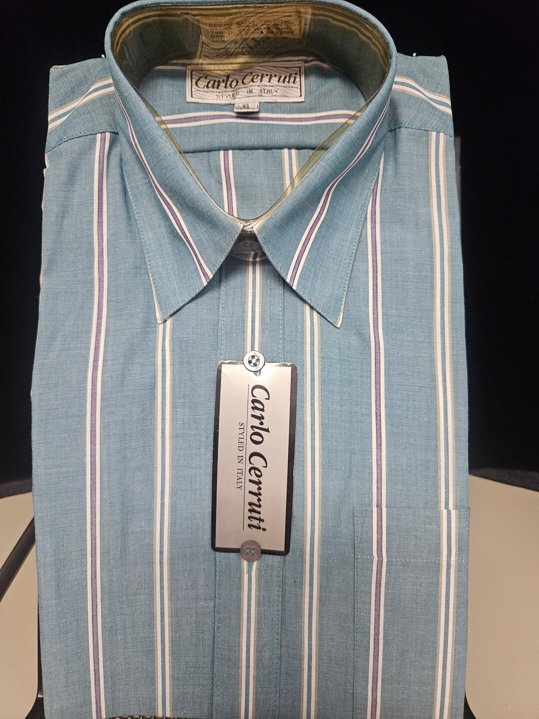 Vintage New With Tags Dead Stock Men's Carlo Cerruti, Italy Long Sleeve ...