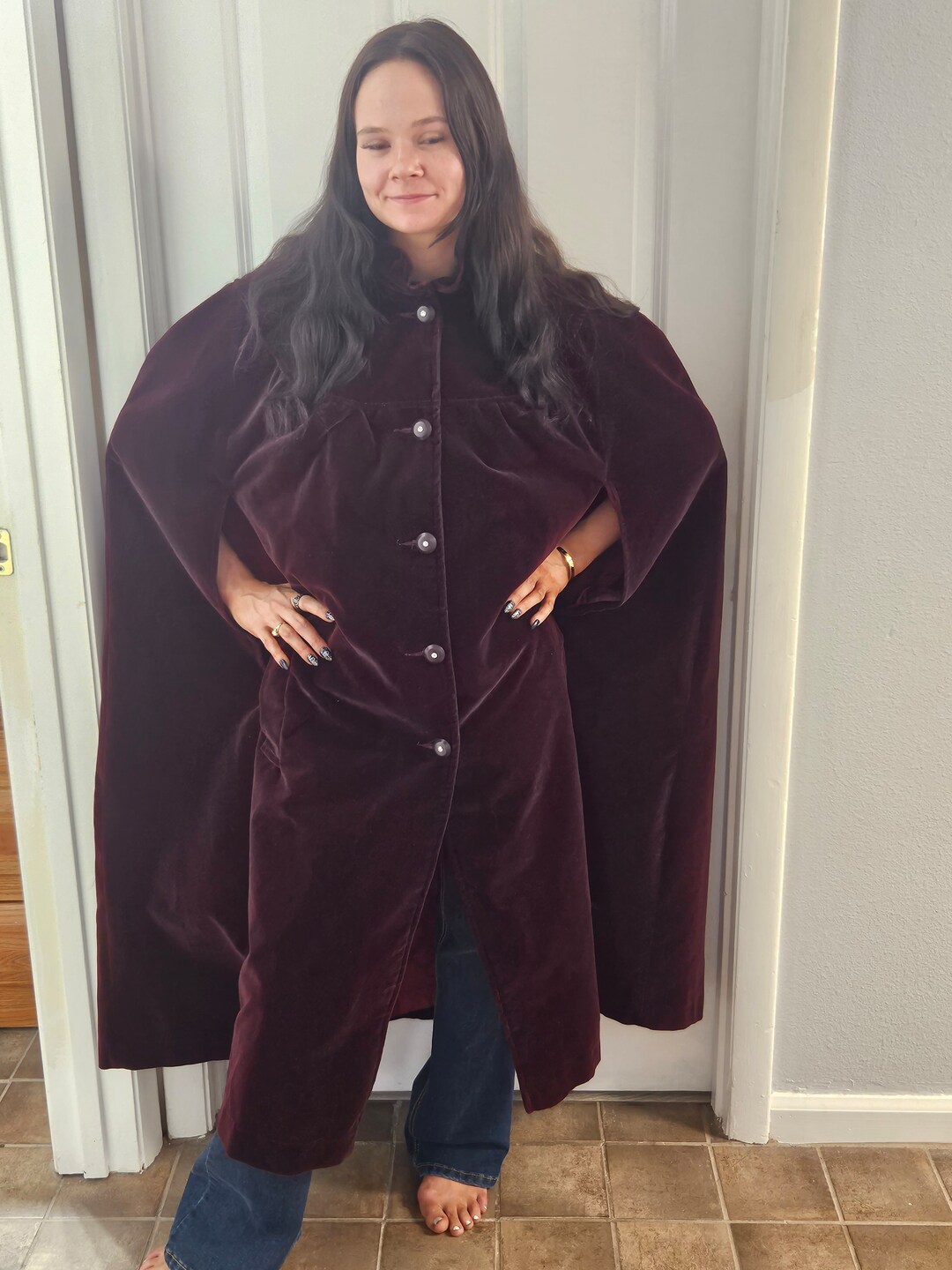 Vintage Gorgeous 1960's Red Velvet Ladies - Etsy