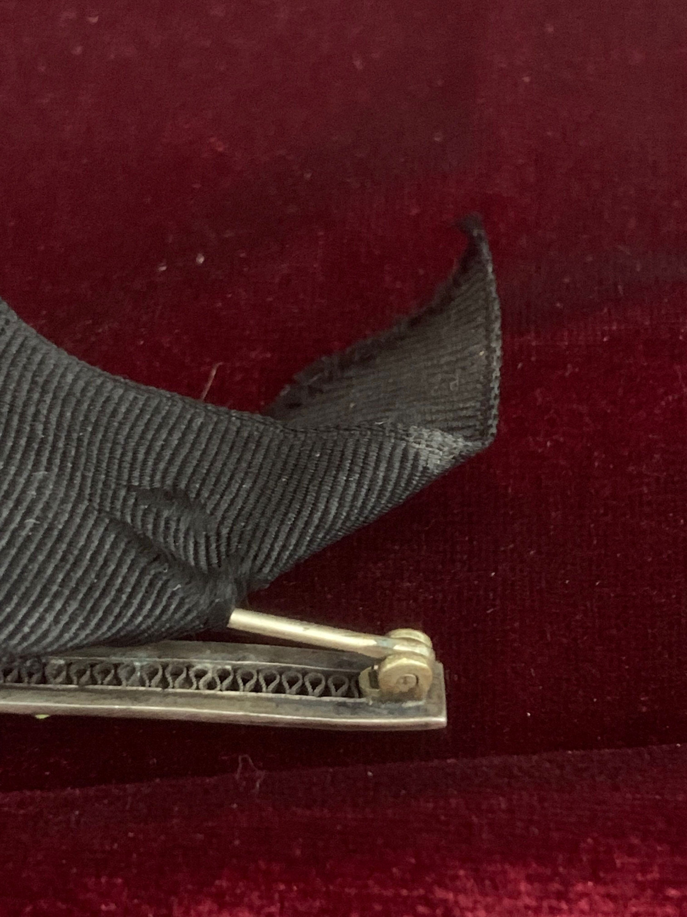 Vintage Art Deco Bar Pin/brooch 1920's 1930's Filigree With Rhinestones ...